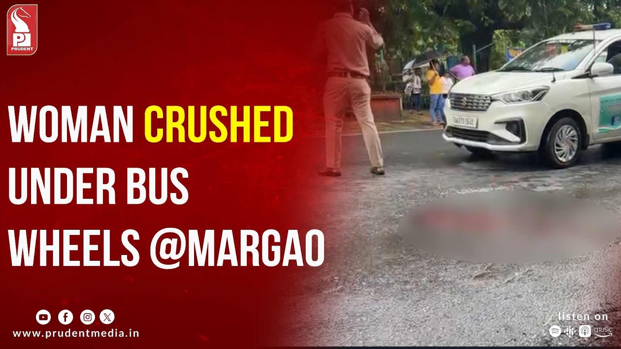 WOMAN CRUSHED UNDER BUS WHEELS @MARGAO - YouTube