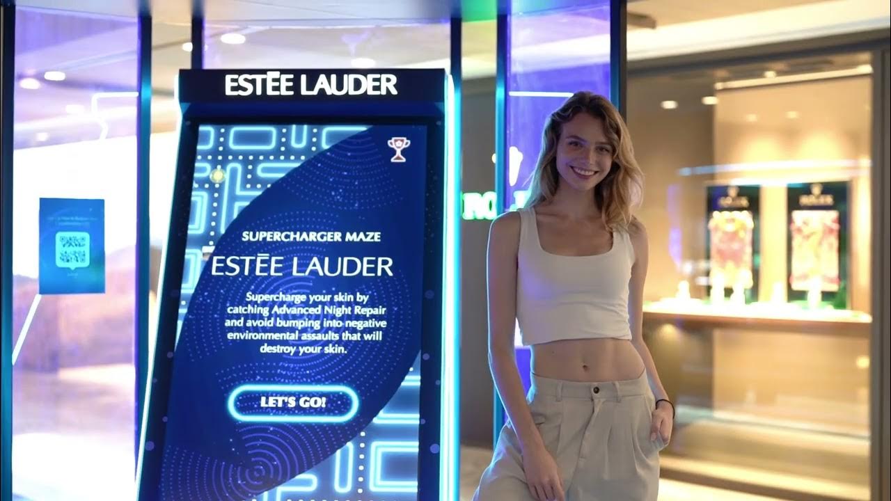 Estée Lauder Supercharged ANRcade MAZE Challenge & Smart Sampling ...