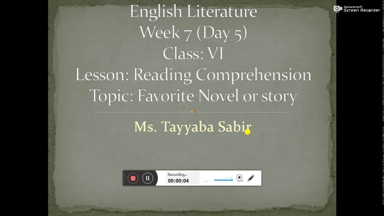 ENGLISH6(WEEK7,DAY5) - YouTube