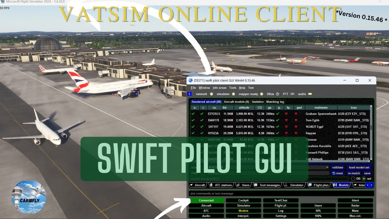 All 3 Simulators under one VATSIM NETWORK Client **QUICK GUIDE TUTORIAL ...