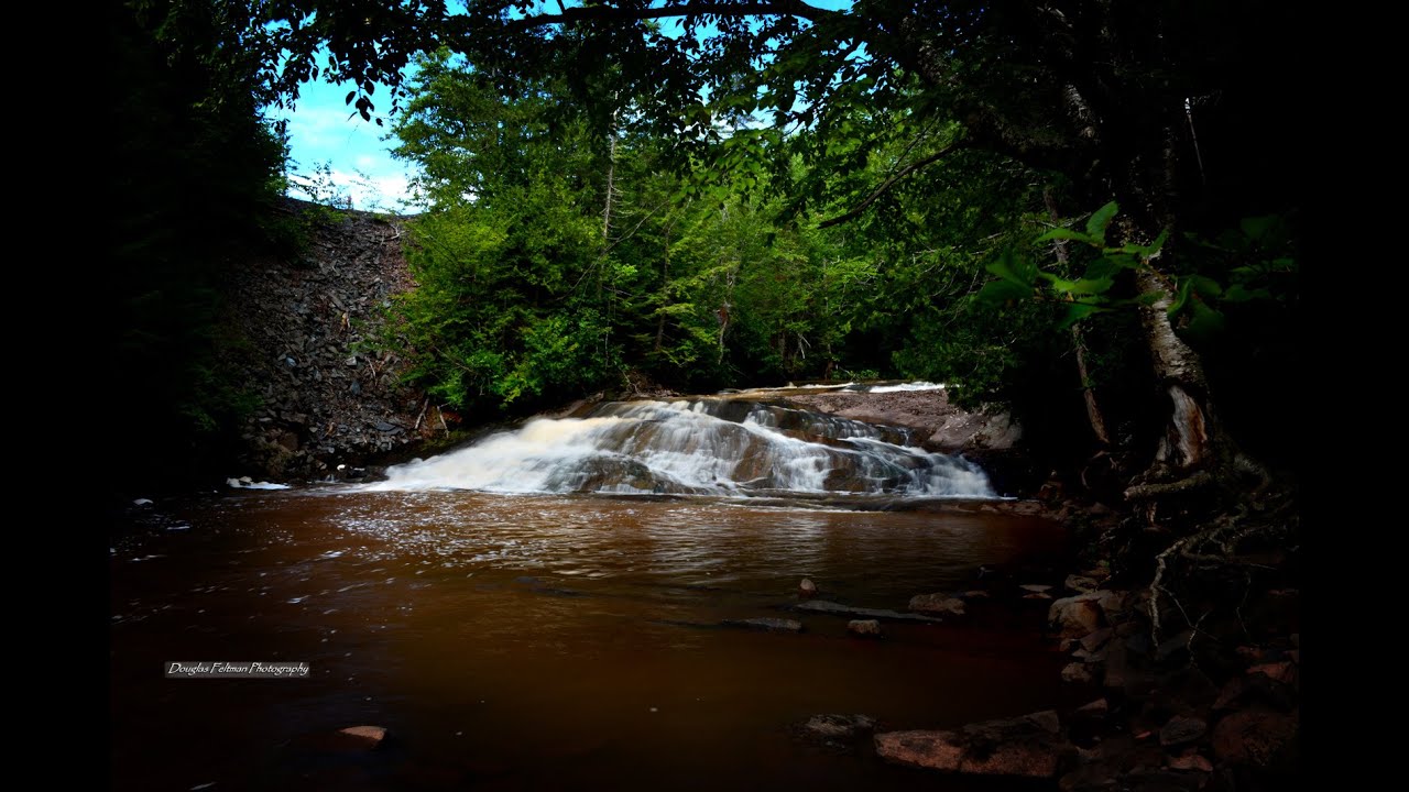Nonesuch Falls Ontonagon County Michigan 4k - YouTube