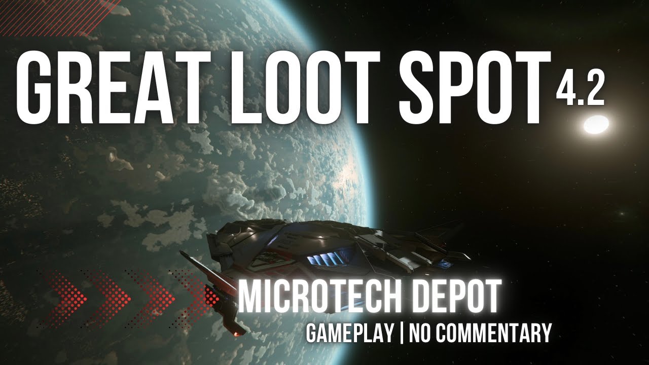 Star Citizen Great Loot Run Location MicroTech Depot No Commentary Gameplay - YouTube