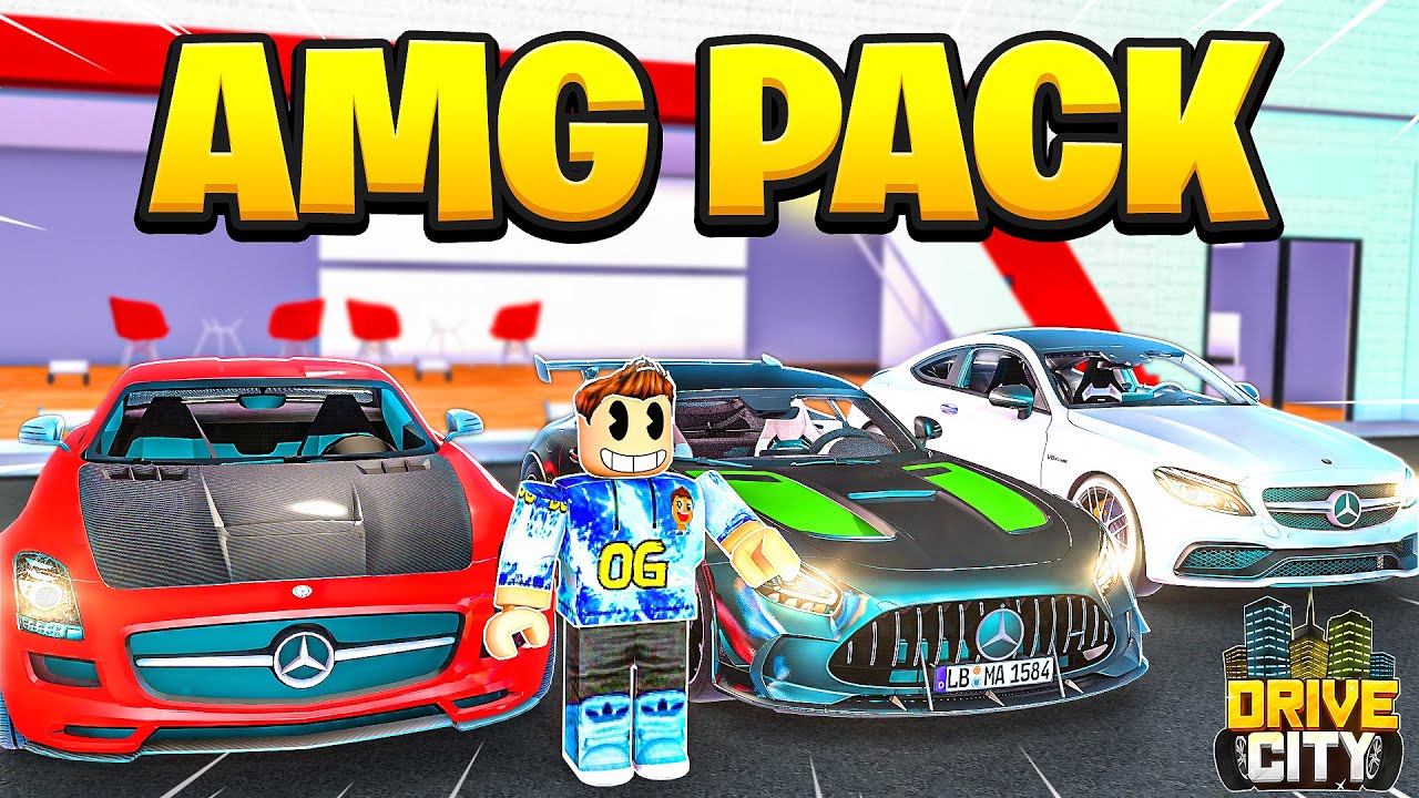 *NEW* AMG RACE CAR PACK UPDATE In Roblox Drive City!!! (Is it Worth 500 ...