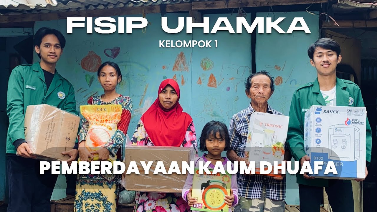 PEMBERDAYAAN KAUM DHUAFA (keluarga bapak sakimin) || FISIP UHAMKA - YouTube