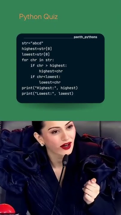 Find Highest And Lowest Value From The Given String Python Pythonprogramming Pythonstrings