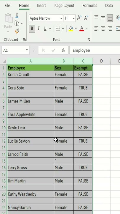 Excel Tricks 26 // Shortcut for Delete Empty Cells #microsofttips #excelshortcuts #excel - YouTube