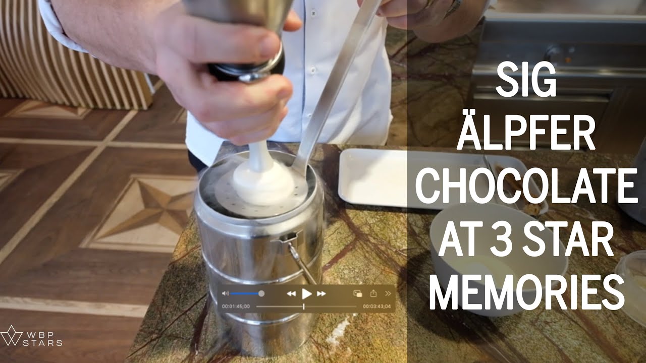 Sig «Alpler Chocolate» at 3* restaurant Memories, Bad Ragaz - YouTube
