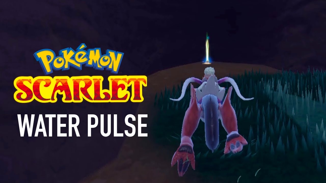 Pokemon Scarlet - 011 Water Pulse - Discovering TMs - YouTube