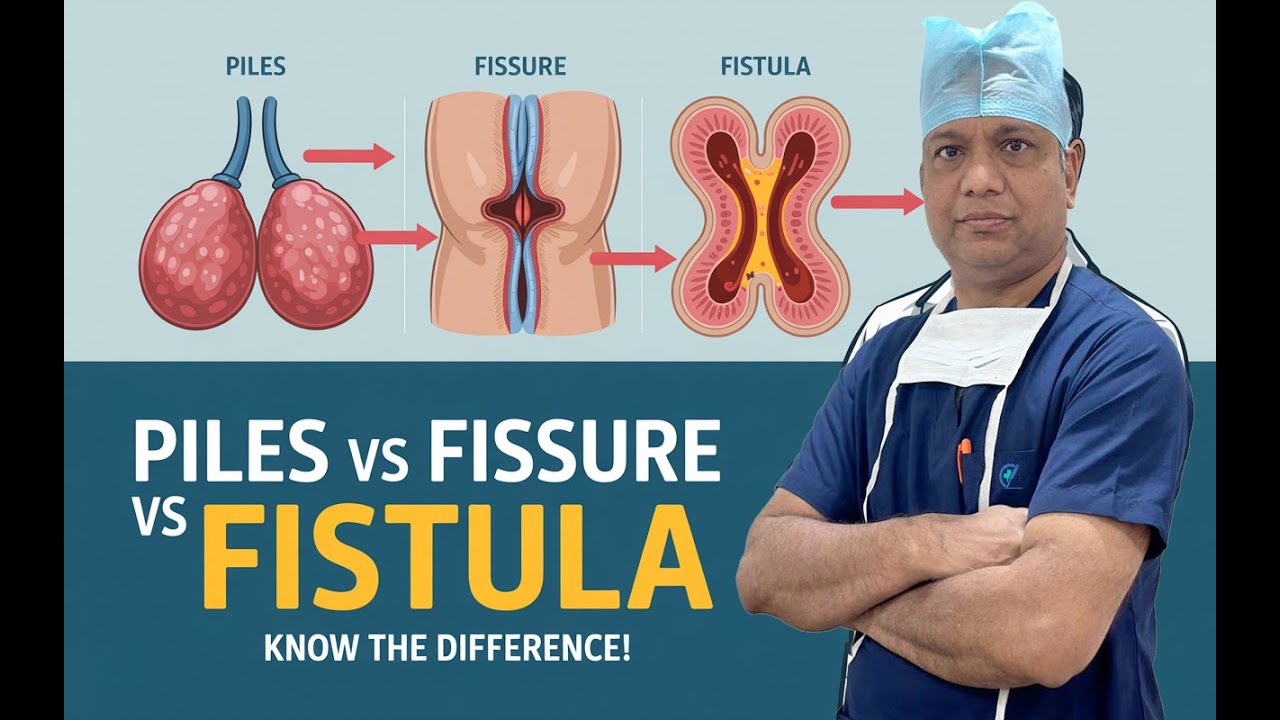3 Diseases, 3 Symptoms | Don’t Confuse Piles, Fissure & Fistula - YouTube