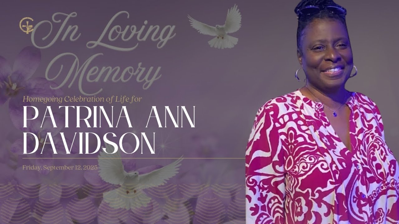Homegoing Celebration of Life | Patrina Ann Davidson - YouTube