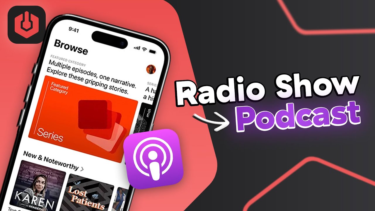 How to Convert a Radio Show into a Podcast in 3 EASY Steps - YouTube