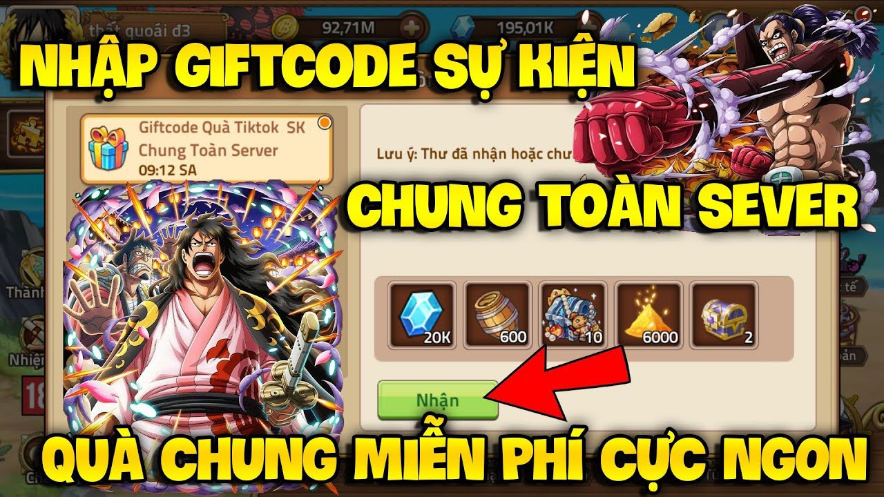 Cập Nhật 18 Code Huyền Thoại Hải Tặc Mới Nhất | Sự Kiện Nhận GiftCode ...