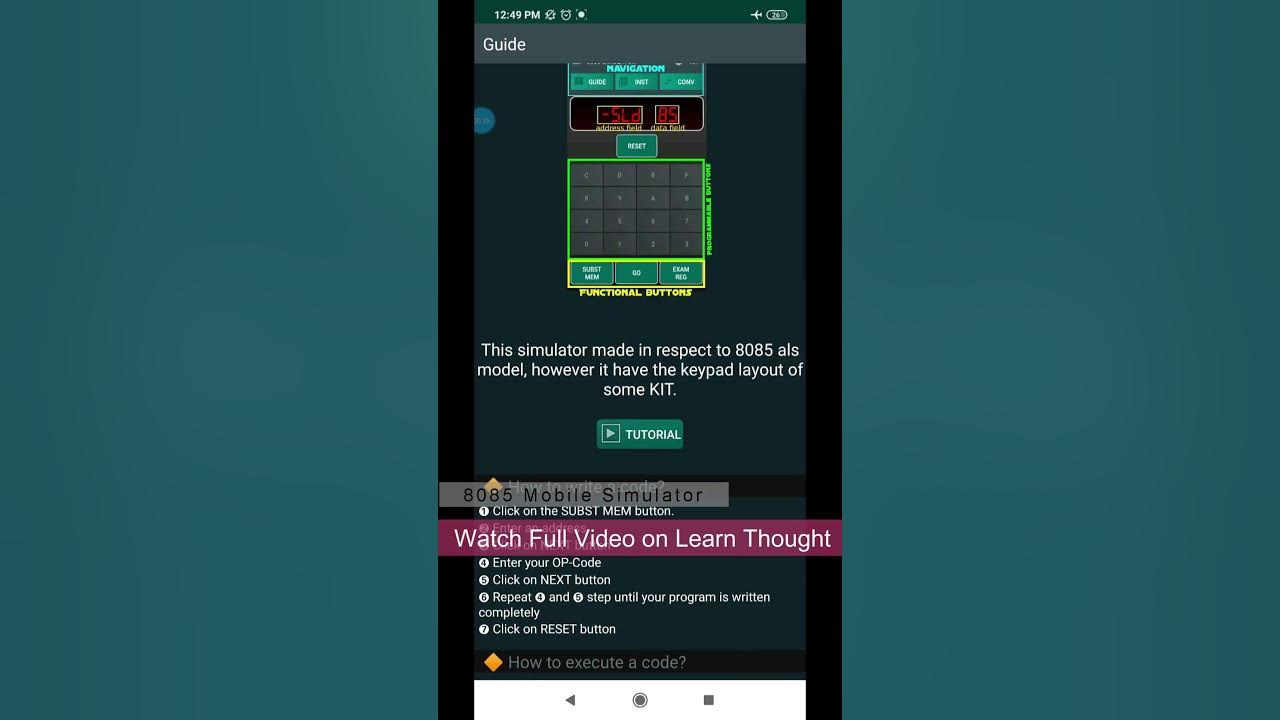 8085 Simulator - YouTube