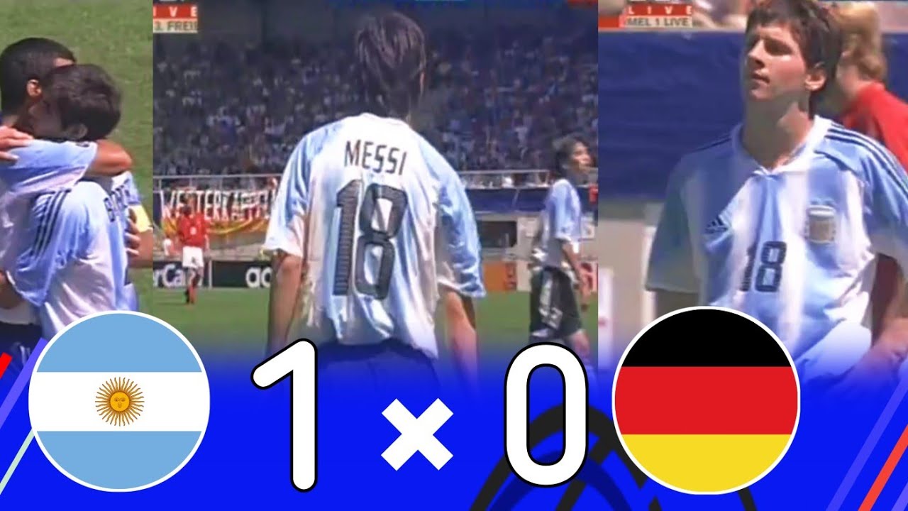 Argentina 1 × 0 Germany (Lionel Messi vs Germany) U-20 World Cup 2005 ...