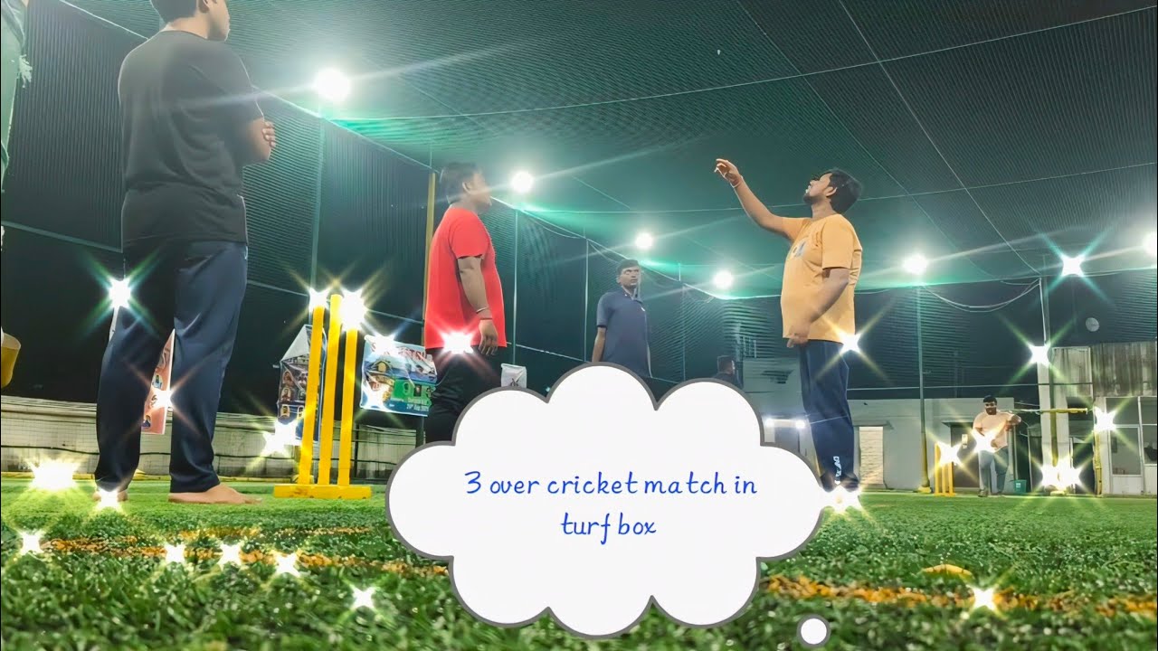 3 overs cricket matchs || shortest cricket matchs || box cricket match ...