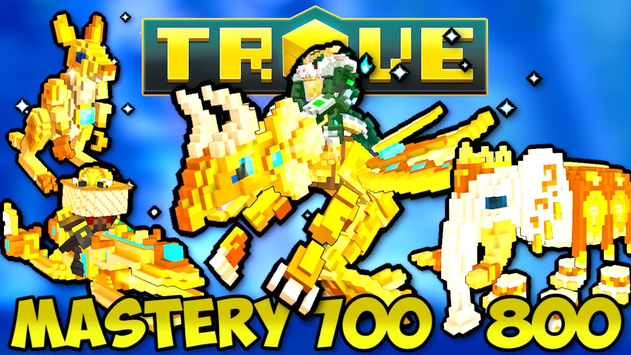 NEW MASTERY DRAGON REVEALED! 🎁 All MASTERY 700 to 800 REWARDS in TROVE ...