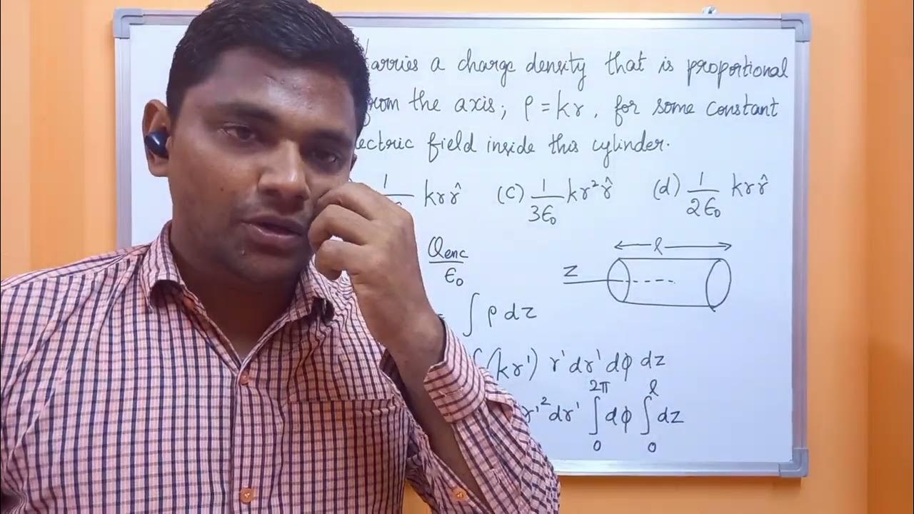 CSIR NET Physics - Electromagnetic theory (problems in electrostatics - part 8) - YouTube