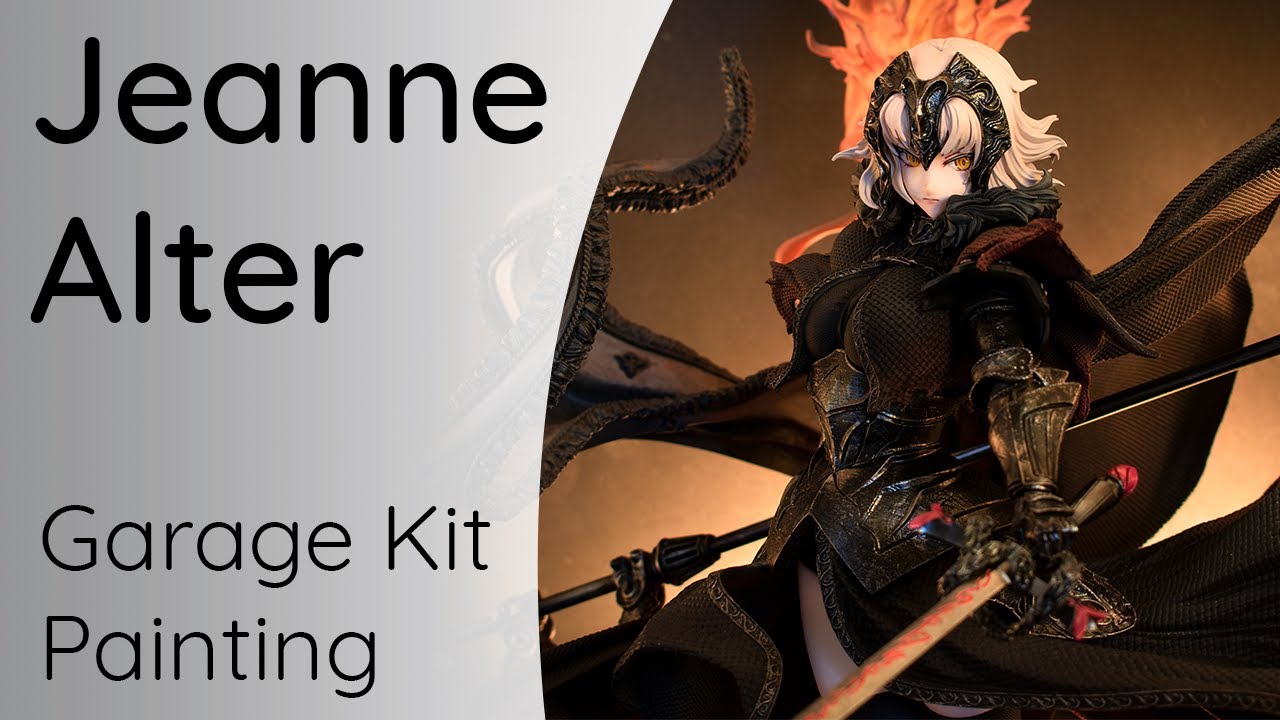 I Tried Painting a Figure of Jeanne d'Arc Alter from Fate/Grand Order ...