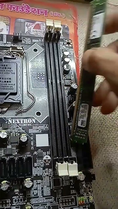 DDR3 RAM install on board #shorts - YouTube