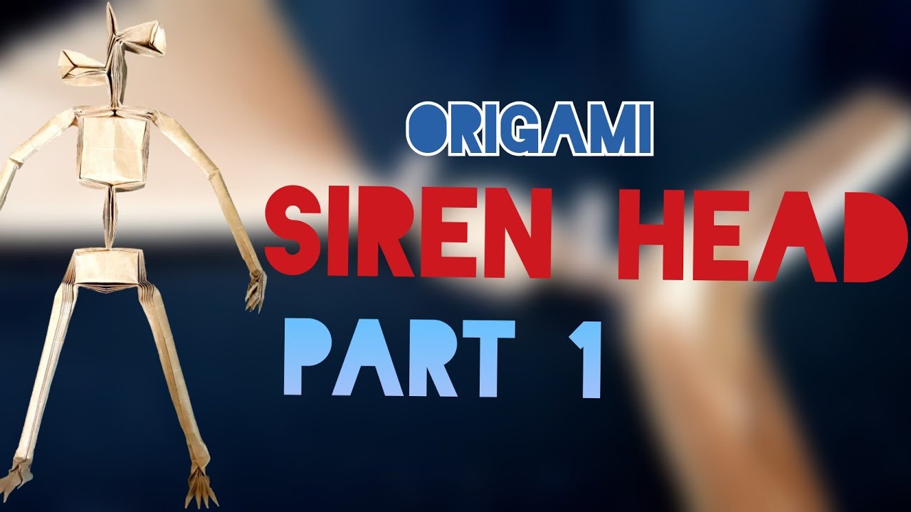 사이렌 헤드 종이접기 튜토리얼 PART 1/How to make origami SIREN HEAD - YouTube