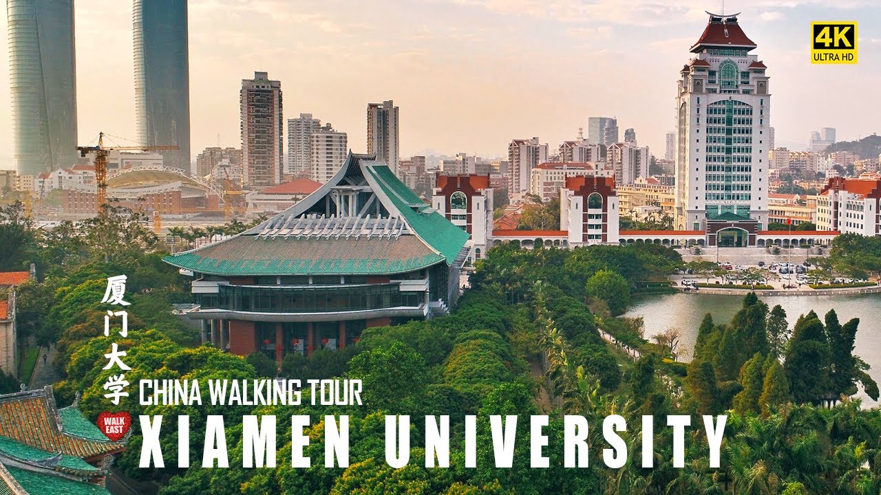 Xiamen University Walking Tour, China's Most Beautiful Campus - YouTube