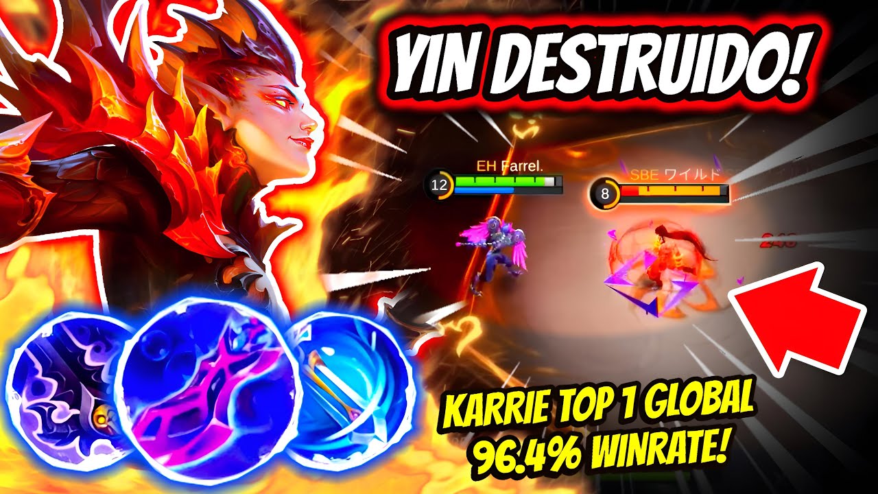 ¡NUNCA VI UNA KARRIE JUGAR TAN AGRESIVO! TOP 1 GLOBAL 96.4% WINRATE ...
