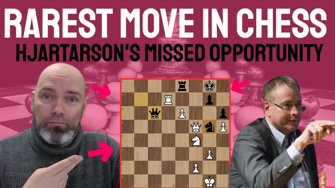 Missing the rarest move in chess - YouTube