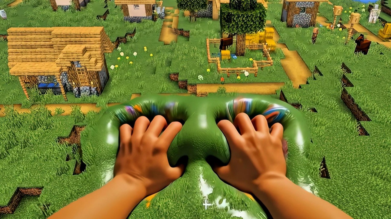 Soft Minecraft - If Blocks Were Viscous (something like ASMR) - YouTube