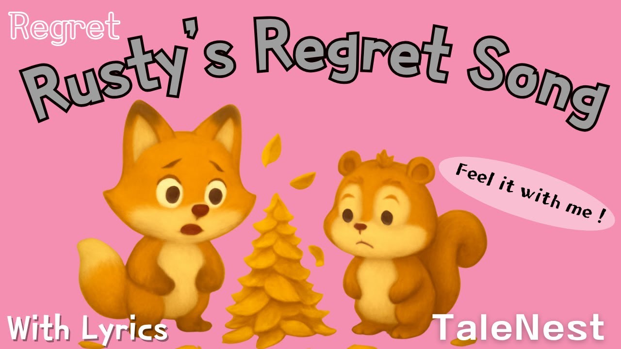 Regret Song with Lyrics + Rusty 🦊 | TaleNest Sing-Along for Kids - YouTube