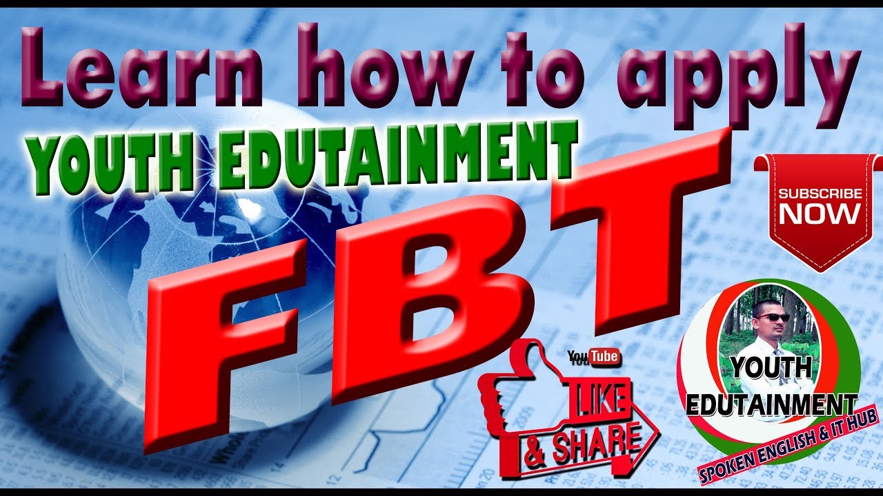 learn now practical how to apply FBT in tally erp 9 - YouTube