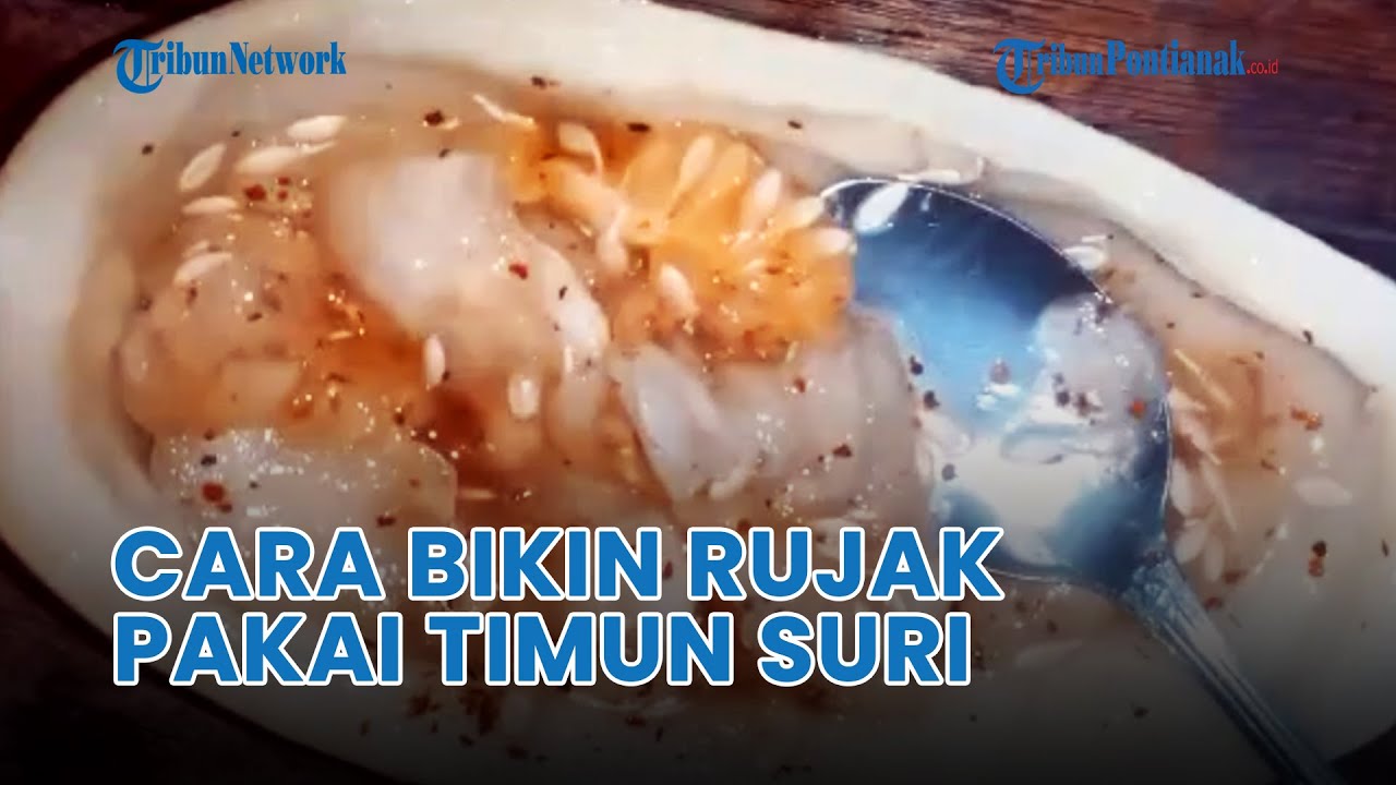 ®️🔴 Cara Bikin Rujak Pakai Timun Suri - YouTube