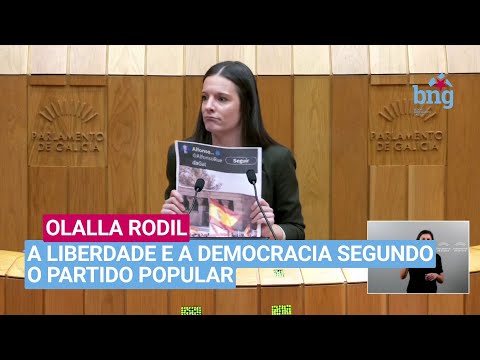 Repaso de Olalla Rodil ao PP sobre liberdade e democracia. Pásallo ao cuñado neste Nadal!