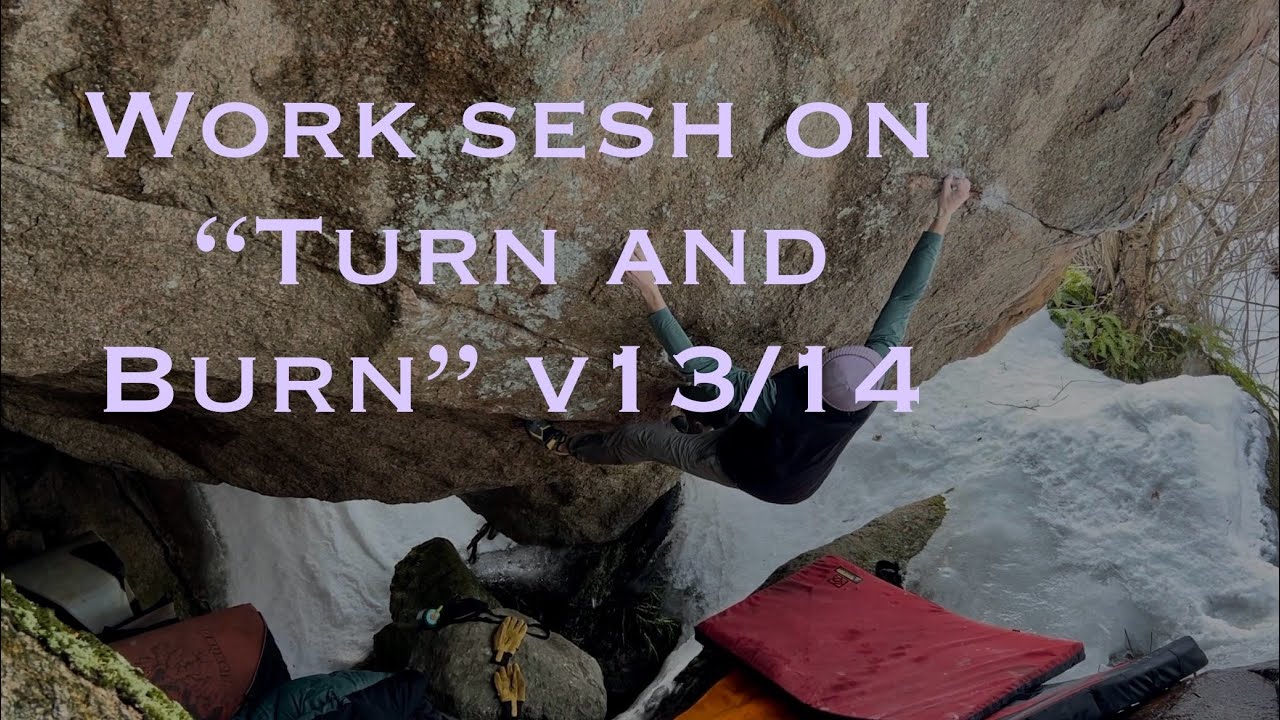 rock vlog episode 1 : Work on “Turn and Burn” V13/14 In Amherst, Quebec - YouTube
