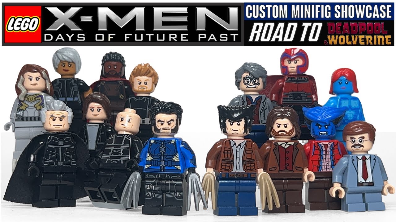 LEGO X-MEN: DAYS OF FUTURE PAST Custom Minifigure Showcase (Road to ...