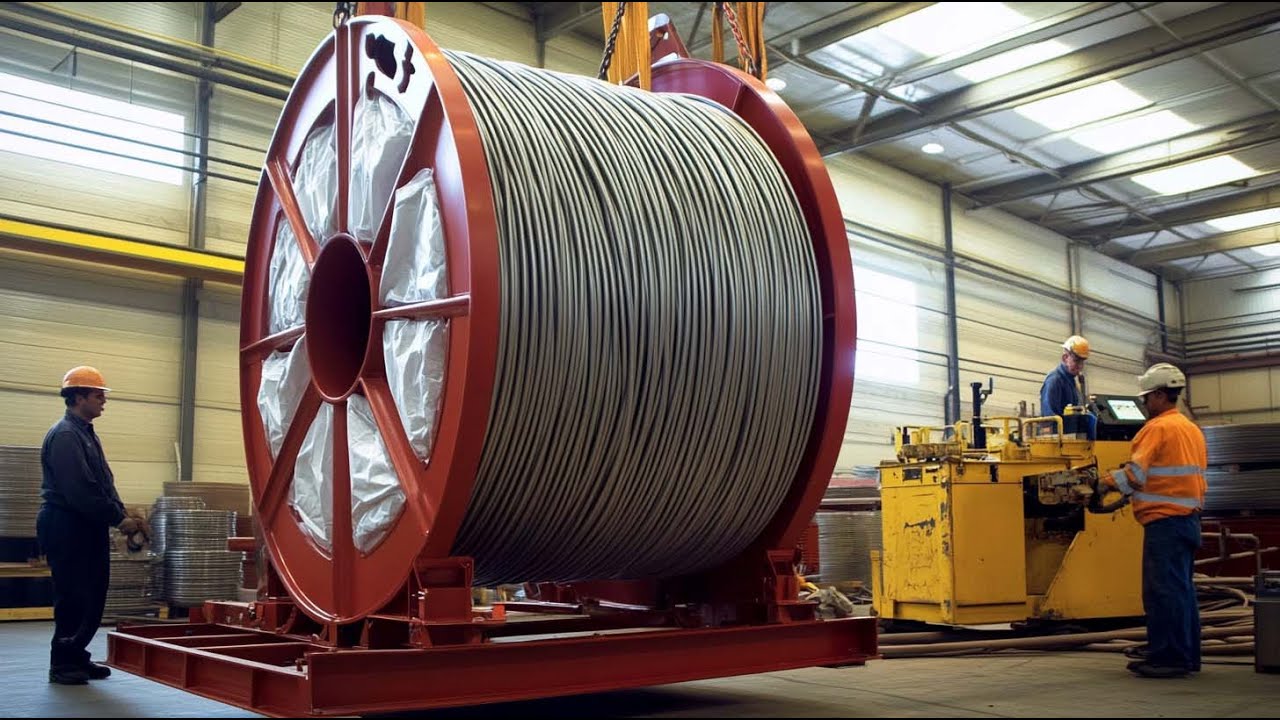 Incredibly Huge Cable Factory | Impressive Manufacturing Process on ...