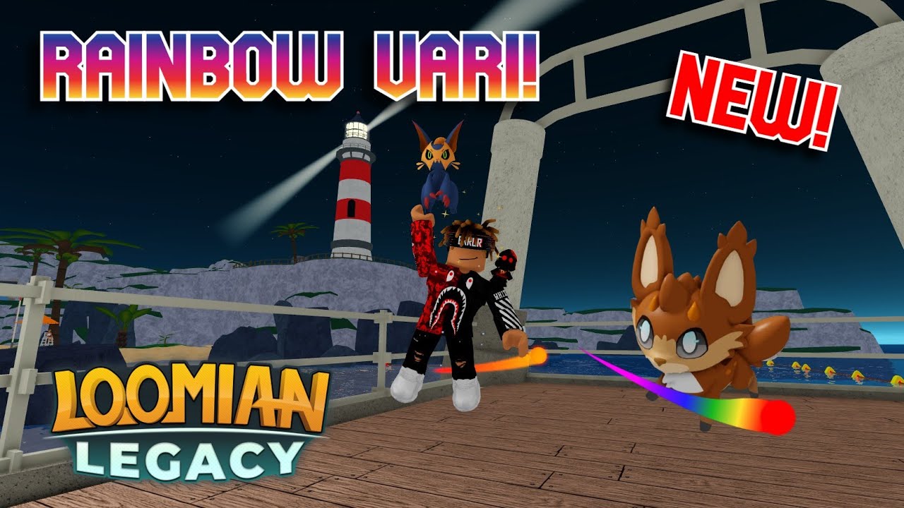 NEW RAINBOW VARI! (Hunting + Giveaways) Loomian Legacy - YouTube