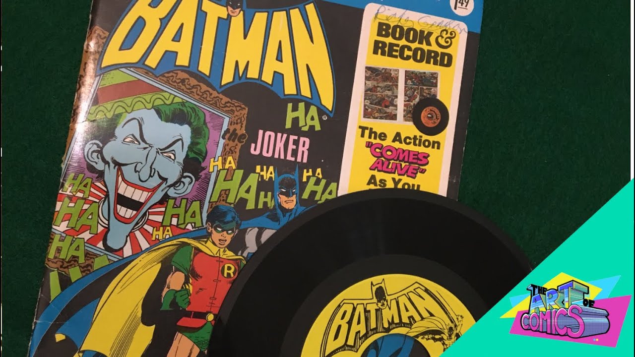 Batman Power Record! Comic and Vinyl 45! - YouTube