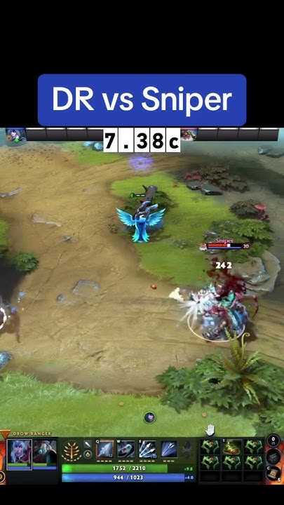 Drow Ranger vs Sniper #dota2 #dota21x1 #dota2carry #dota2highlights #dota2shorts - YouTube
