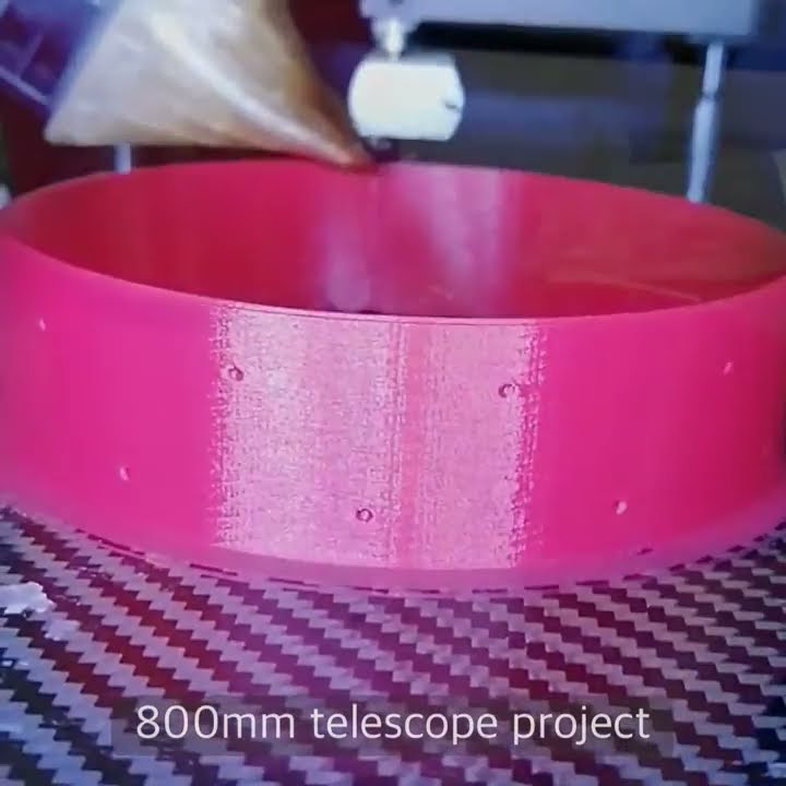 800mm telescope project - 3D printing part of the focuser/derotator ...