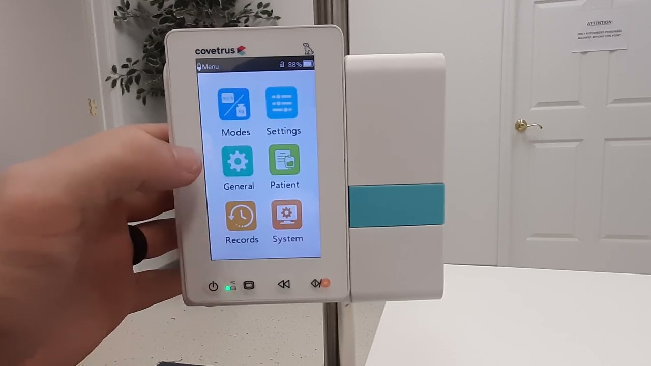 Covetrus IV Pump: Settings - YouTube