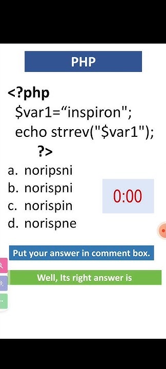 PHP Interview Questions with Answers | PHPFunctions | Best online Job Course | Inspiron ...