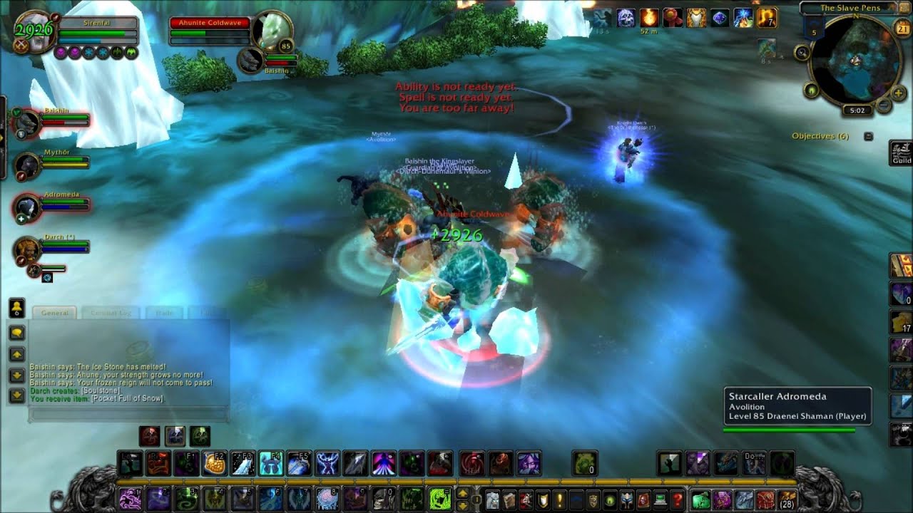 Ahune The Frost Lord 4.3.4 (World of Warcraft) - YouTube