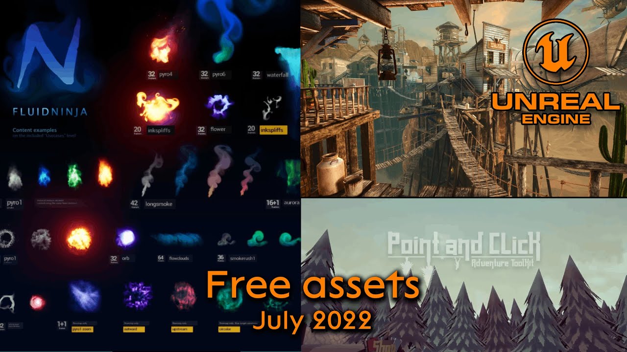 Unreal Engine free assets July 2022 - YouTube
