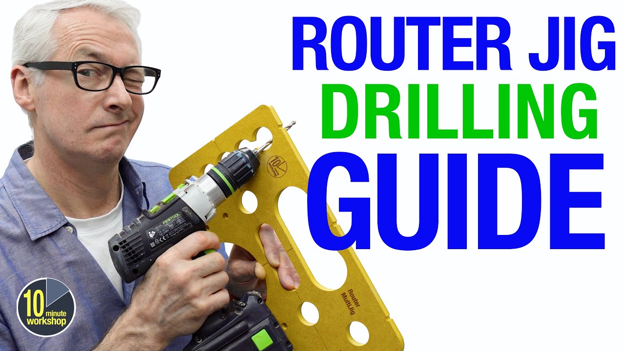 I make a drilling guide for a router Jig?? [video 575] - YouTube