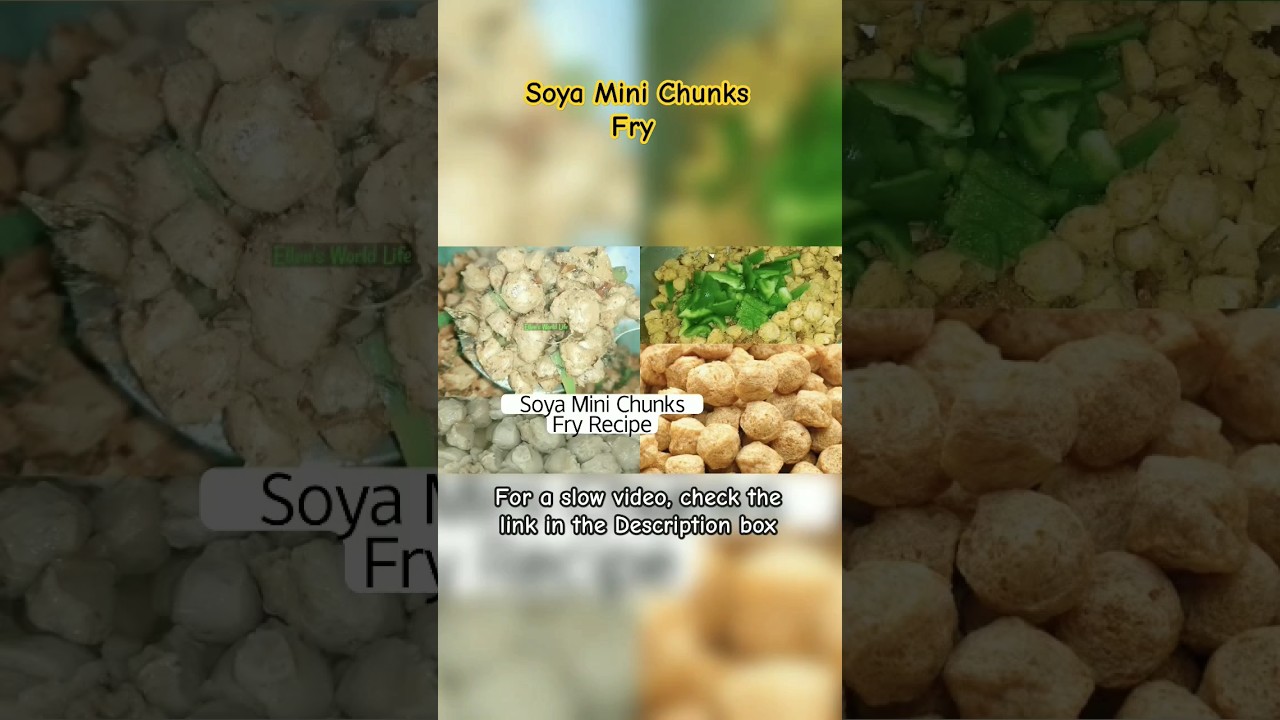 Simple tasty soya mini chunks recipe yummy must try once easy cooking ...