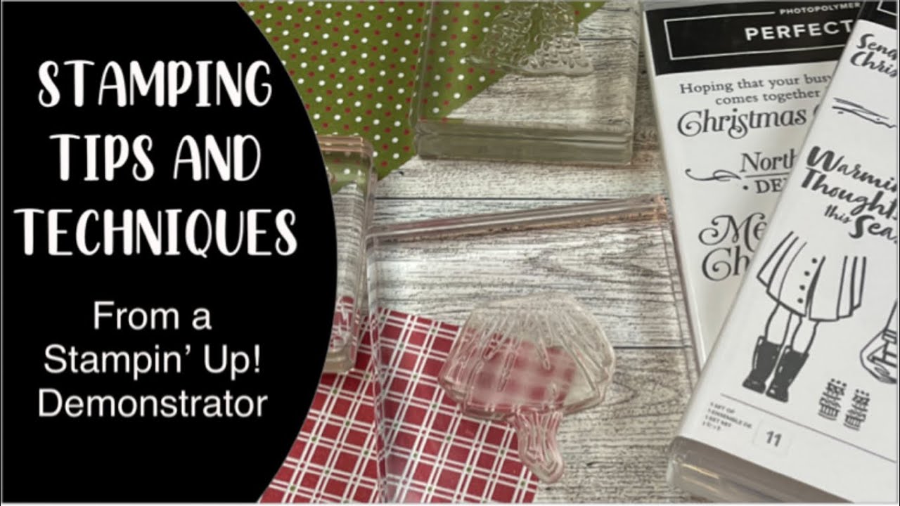 Stamping Tips & Techniques - Paper Piecing and more… - YouTube