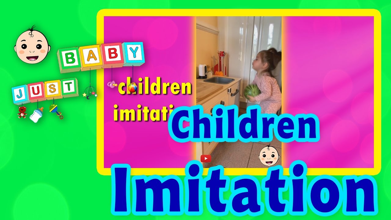 baby imitation | children try to copy parents actions - YouTube