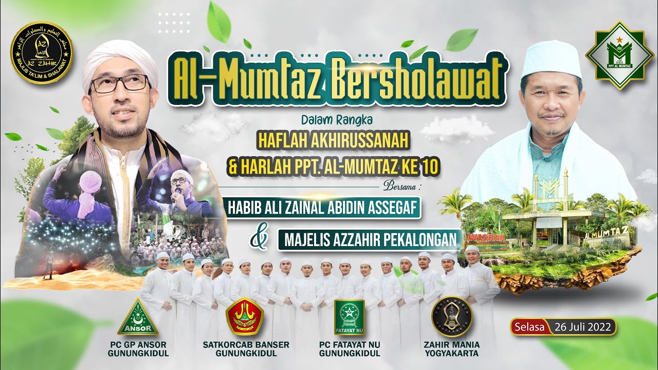 🔴LIVE AL MUMTAZ BERSHOLAWAT - HARLAH PPT AL-MUMTAZ KE-10 BERSAMA ...