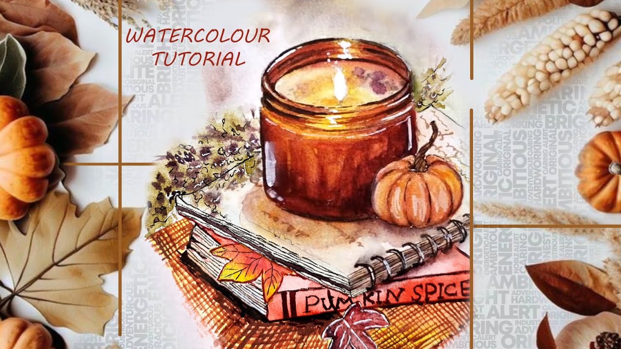 "Still Life Painting Tutorial: Step-by-Step Watercolor Techniques" ️ ...