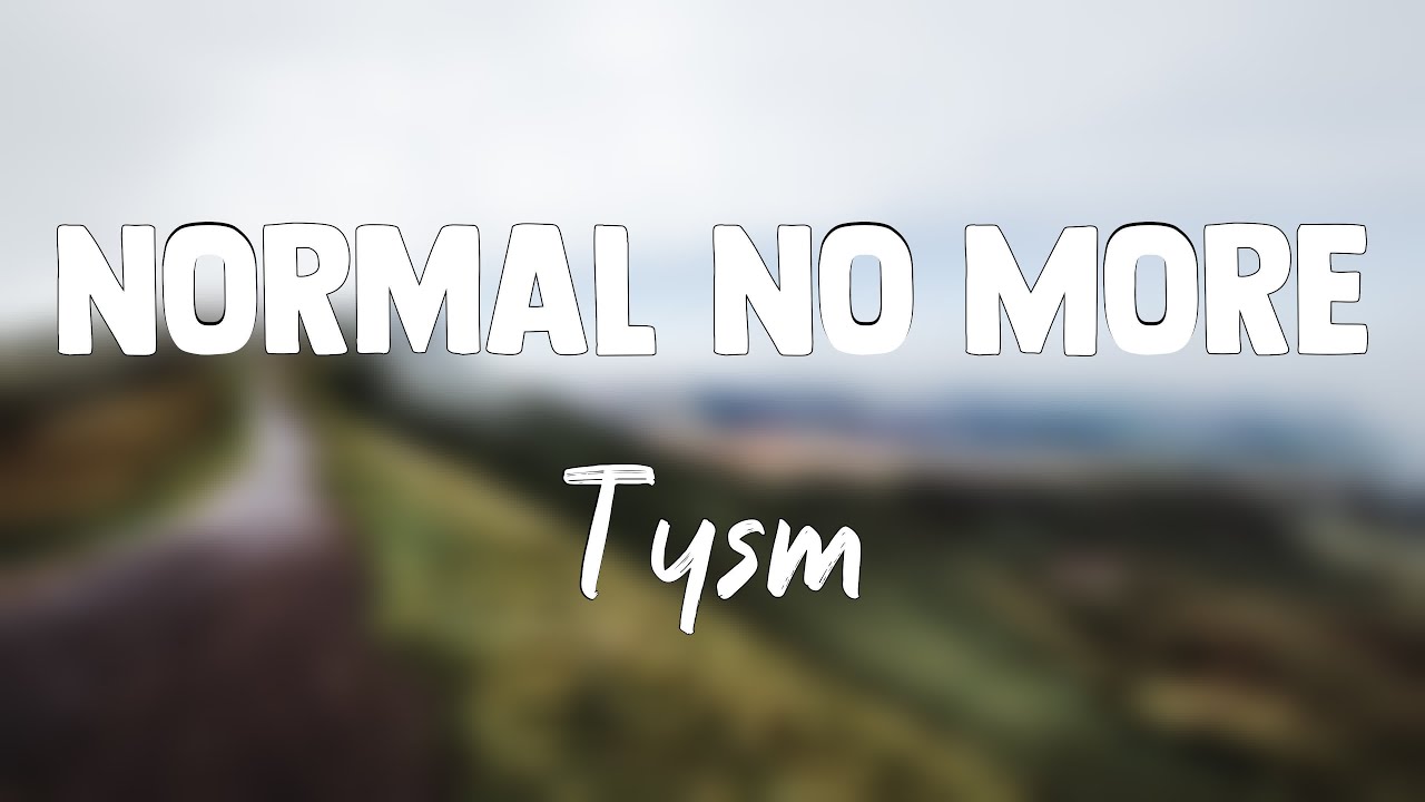 Normal No More - Tysm(Lyrics Version)🫦 - YouTube